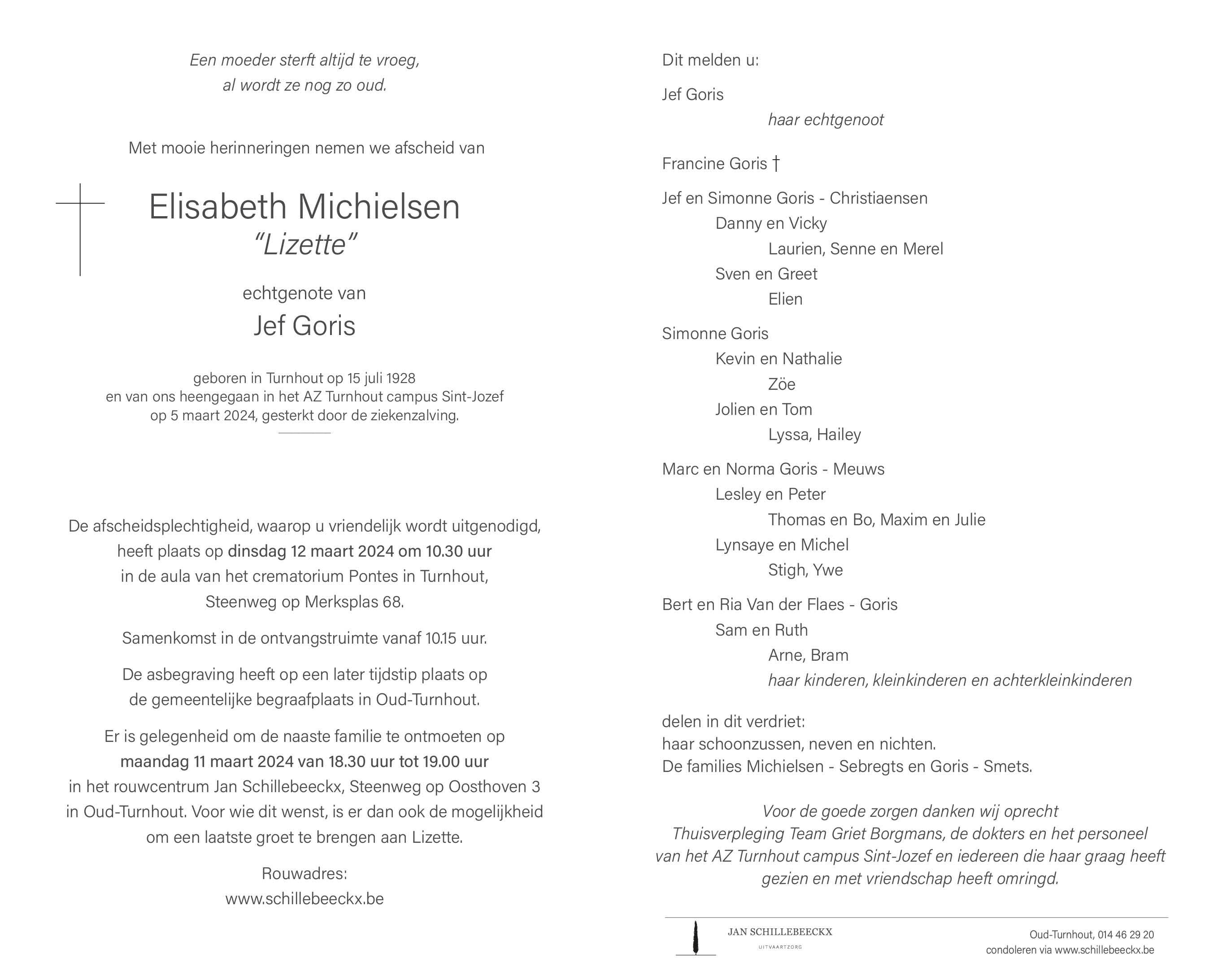 Rouwberichten | Uitvaartzorg Schillebeeckx